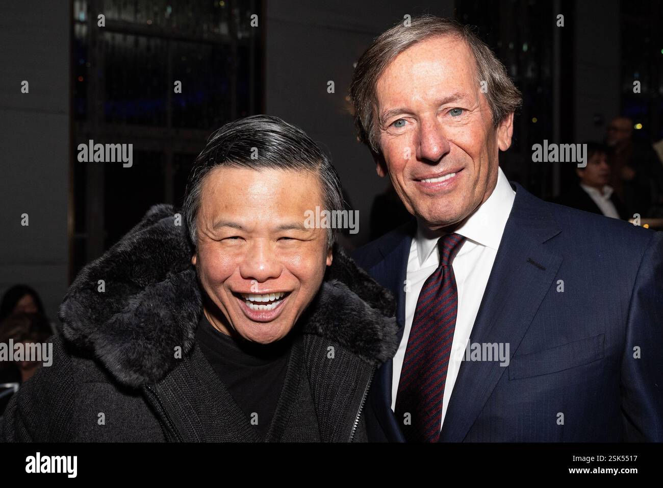 Designer Zang Toi and Dan De Vos attend runway for Pamella Roland ...