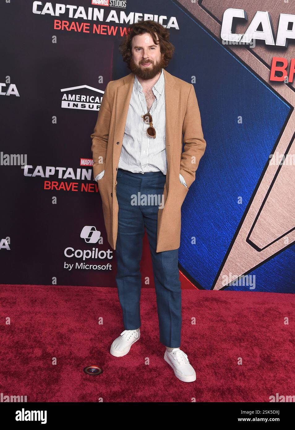 Hollywood, USA. 11th Feb, 2025. Peter Glanz arriving to the ‘Captain ...
