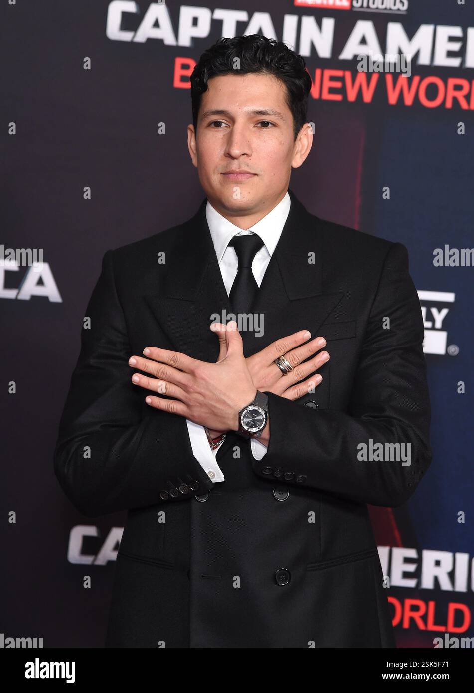 Hollywood, USA. 11th Feb, 2025. Danny Ramirez arriving to the ‘Captain ...