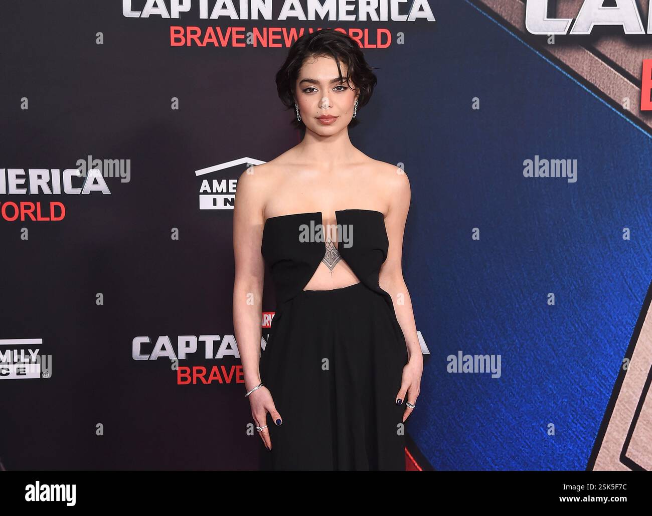 Hollywood, USA. 11th Feb, 2025. Aulii Cravalho arriving to the ‘Captain America: Brave New World ...