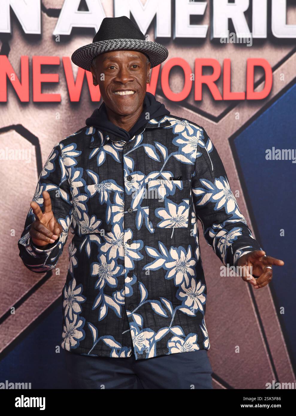 Hollywood, USA. 11th Feb, 2025. Don Cheadle arriving to the ‘Captain ...