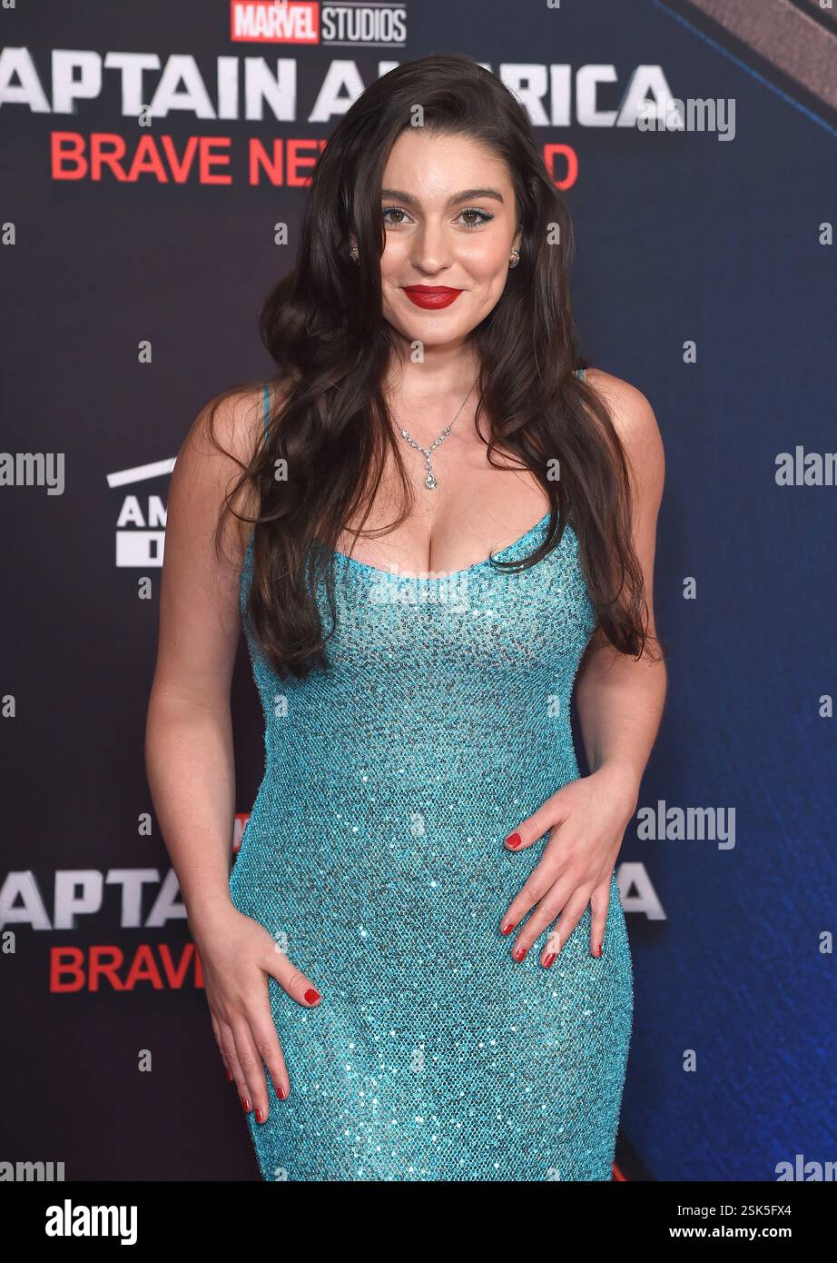 Hollywood, USA. 11th Feb, 2025. Taya Miller arriving to the ‘Captain ...