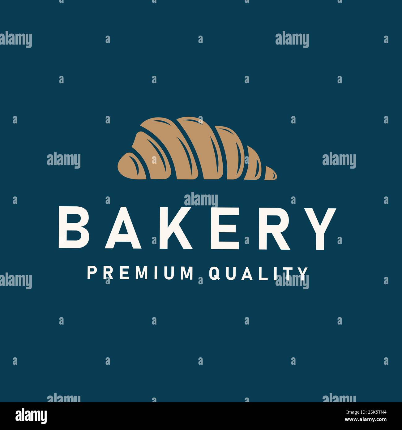 Bakery Logo Vector Illustration, for Vintage Retro Style Baked Food template, featuring Simple ...