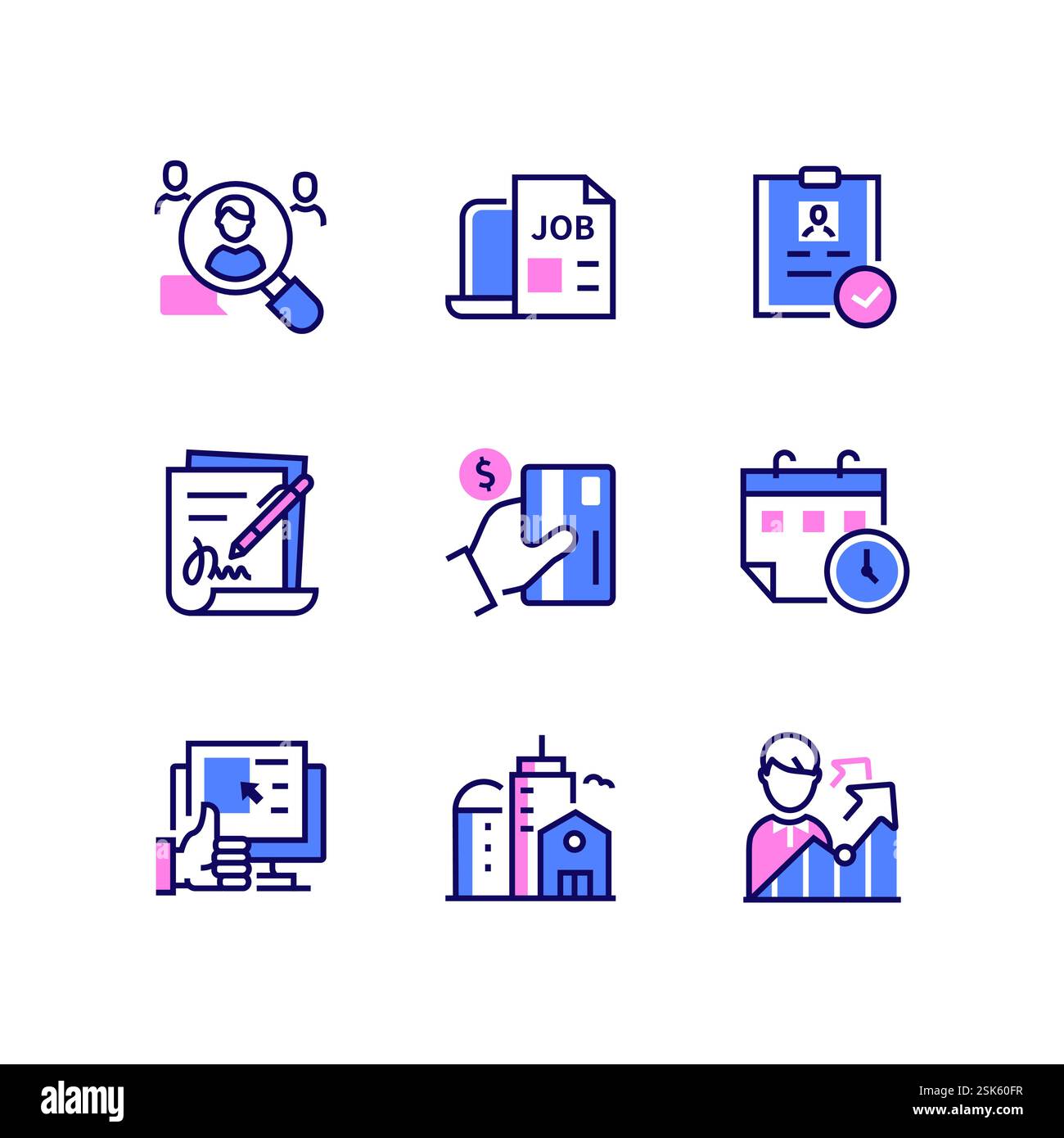 Employment schedule Stock Vector Images - Alamy