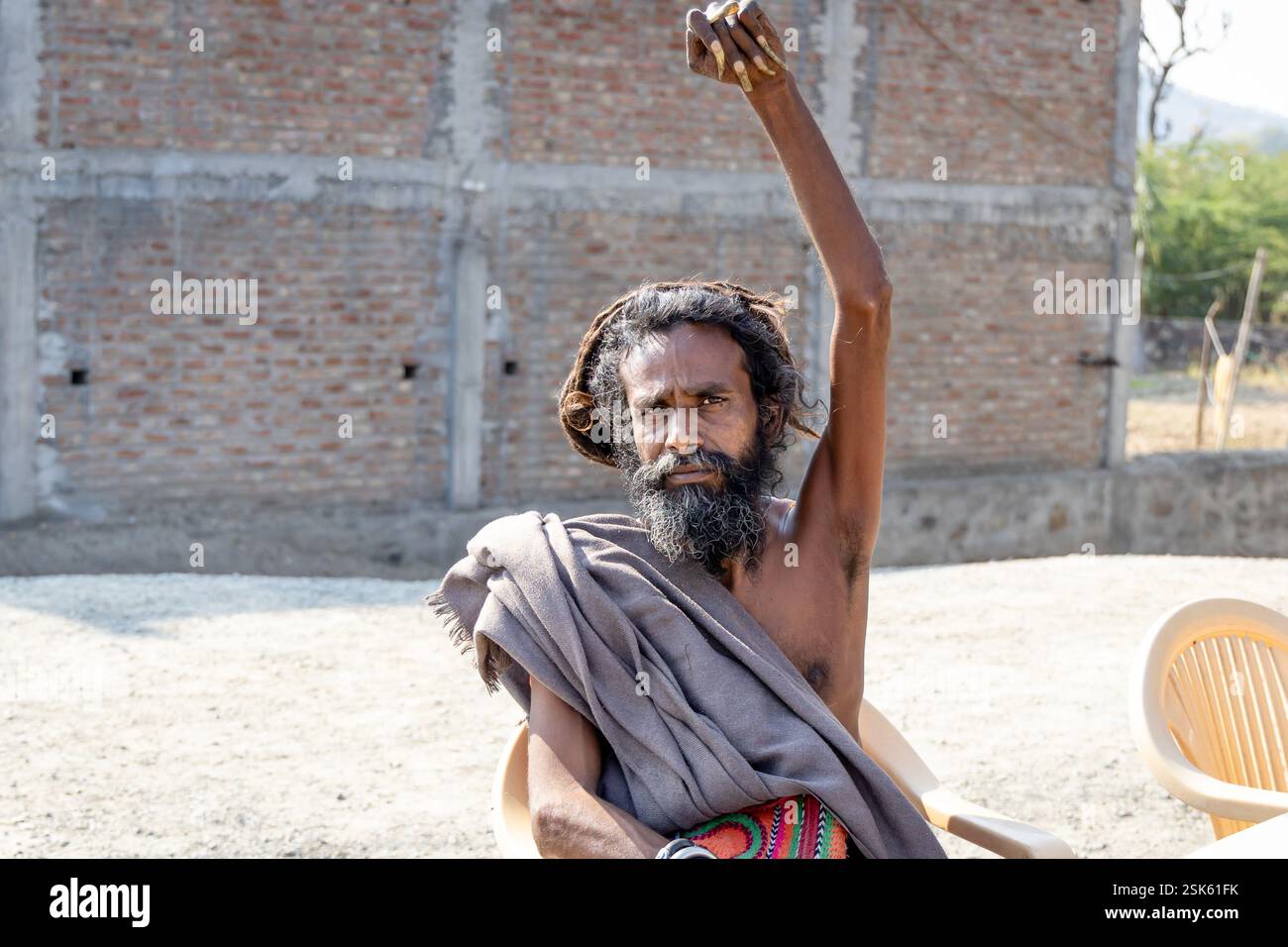 Indian naga sadhu hindu holy hi-res stock photography and images - Alamy