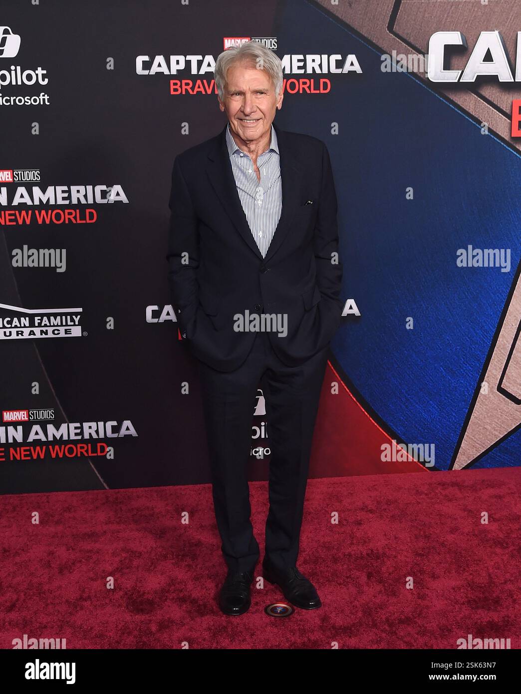 Hollywood, USA. 11th Feb, 2025. Harrison Ford arriving to the ‘Captain ...