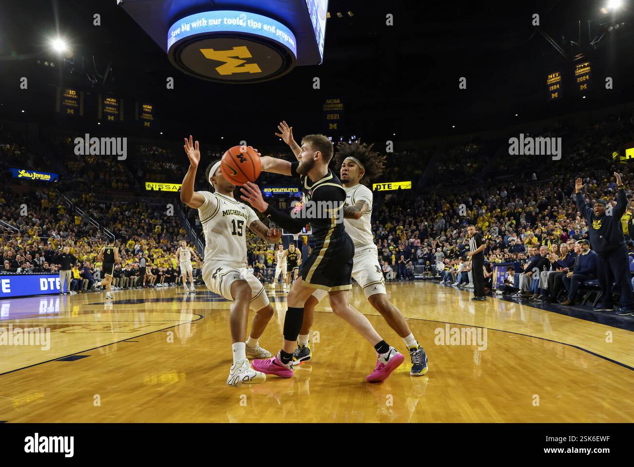 ANN ARBOR, MI - FEBRUARY 11: Purdue Boilermakers guard Braden Smith (3 ...
