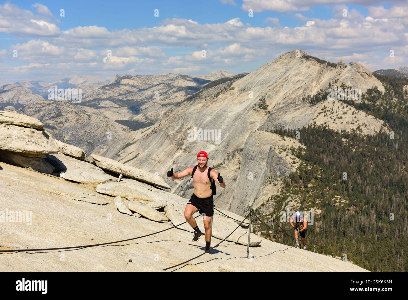 Glacier point yosemite people hi-res stock photography and images - Alamy