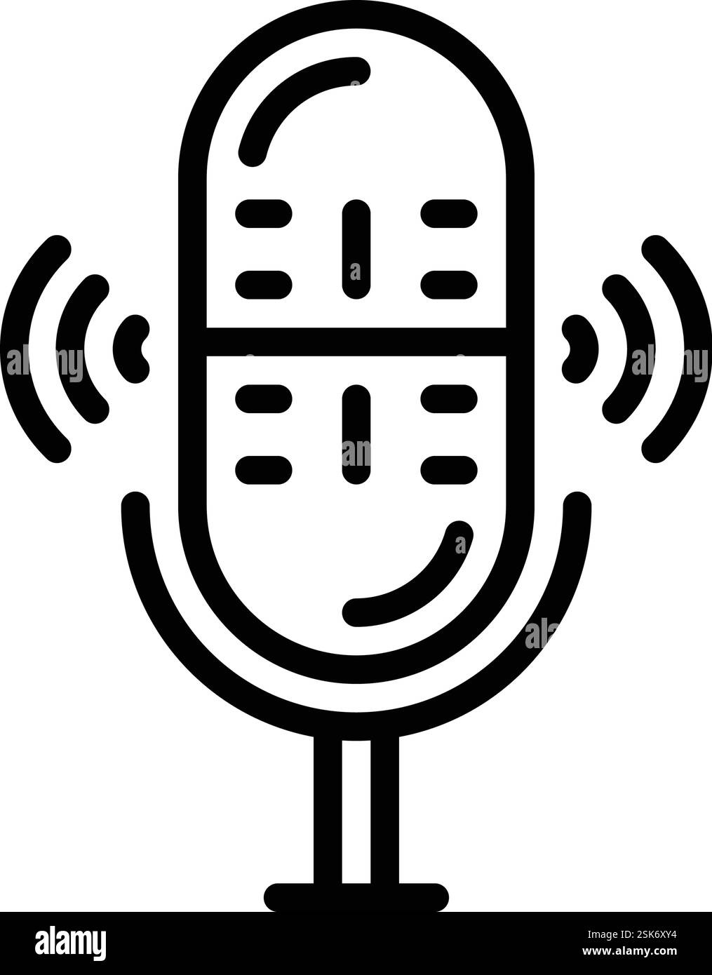 Icon for microphone, record Stock Vector Image & Art - Alamy