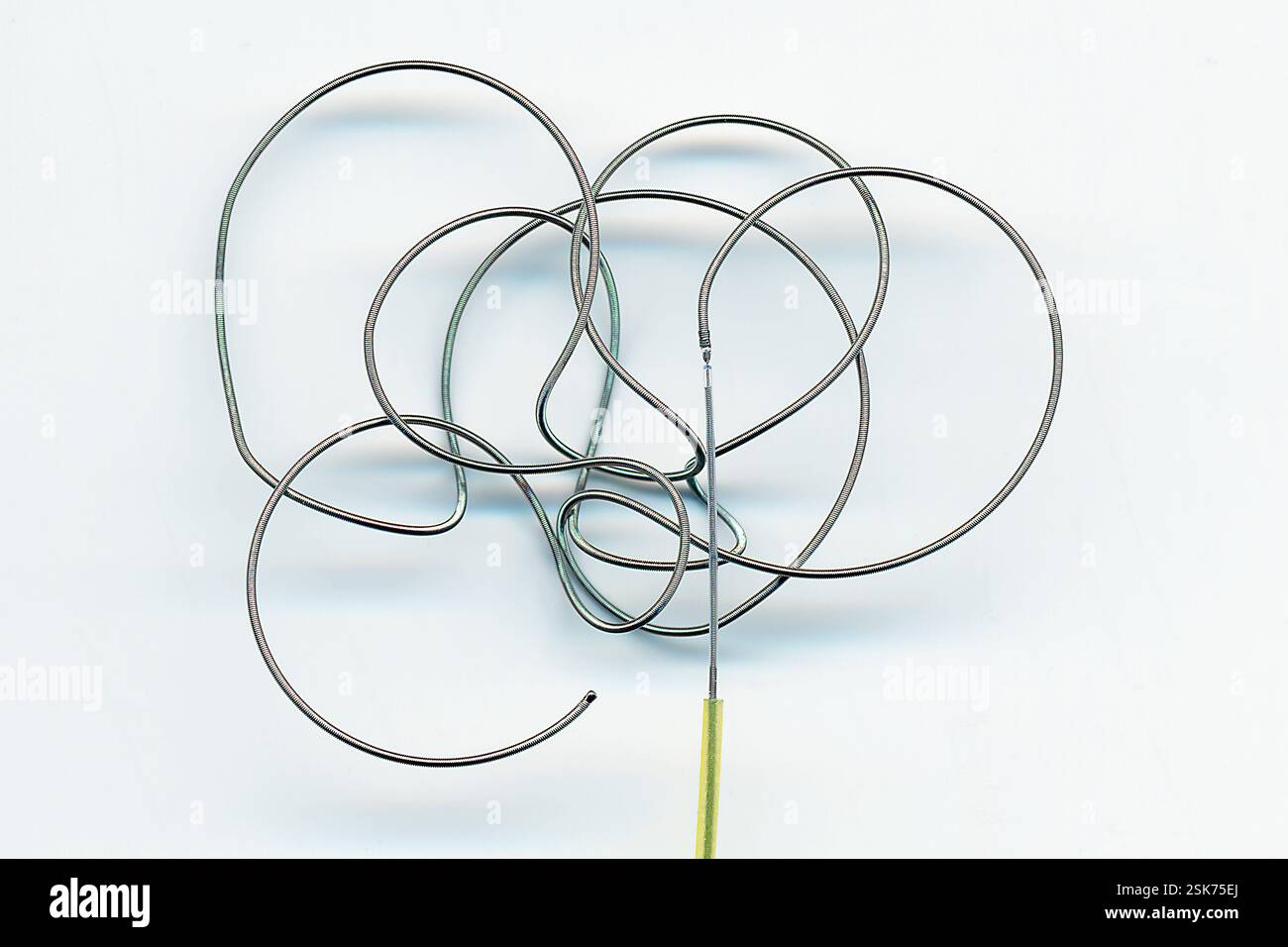 Brain aneurysm instrument. Guglielmi Detachable Coil (GDC) instrument ...