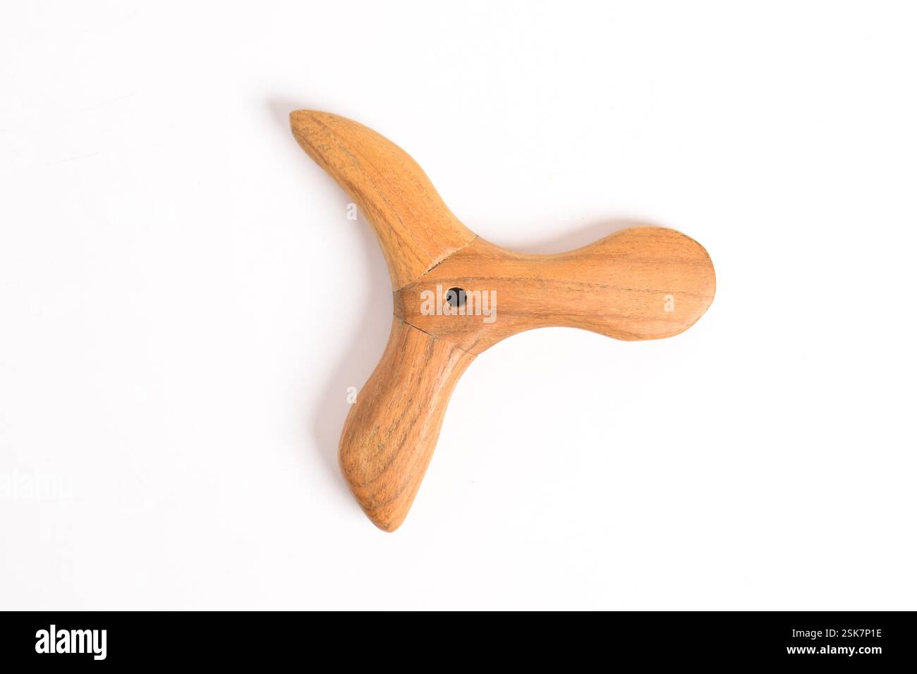 Traditional wooden massage tool isolated on white background Stock ...