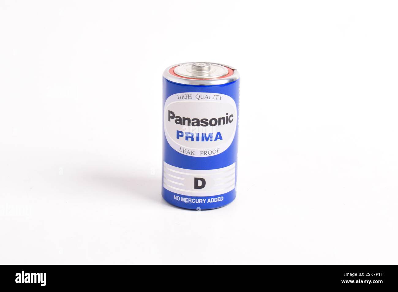 Pasuruan, Indonesia - Februari 4, 2025: Panasonic D size battery ...