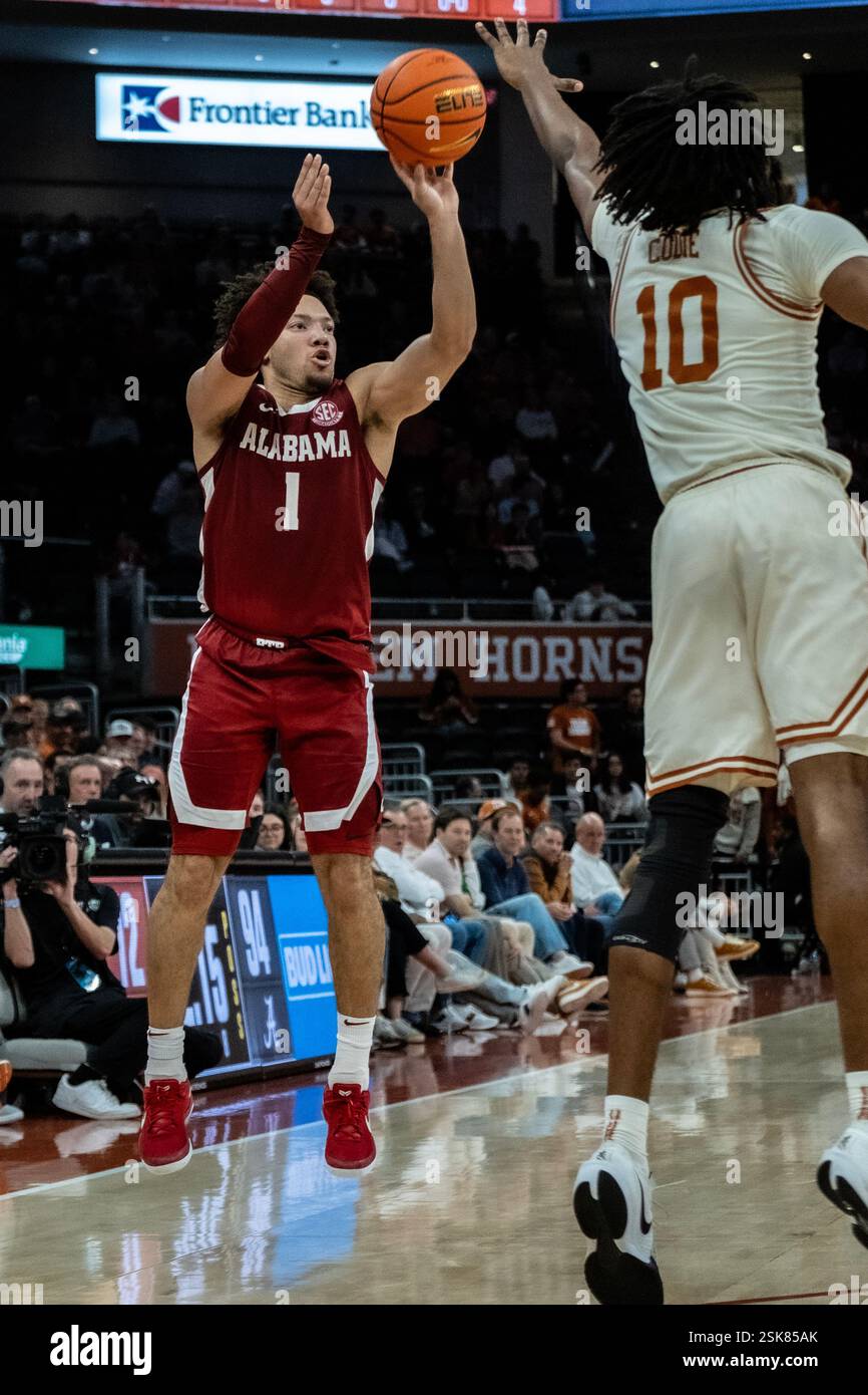 Austin, USA. 11th Feb, 2025. Feb 11, 2025. Mark Sears (1) of the ...