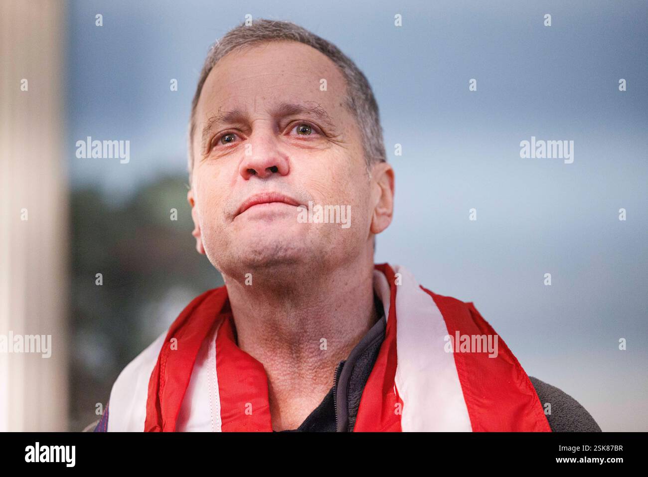 Mark Fogel, who was recently released from prison in Russia, is seen in ...