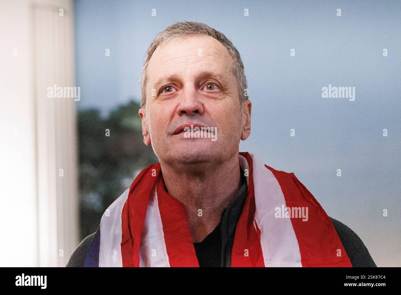 Mark Fogel, who was recently released from prison in Russia, is seen in ...