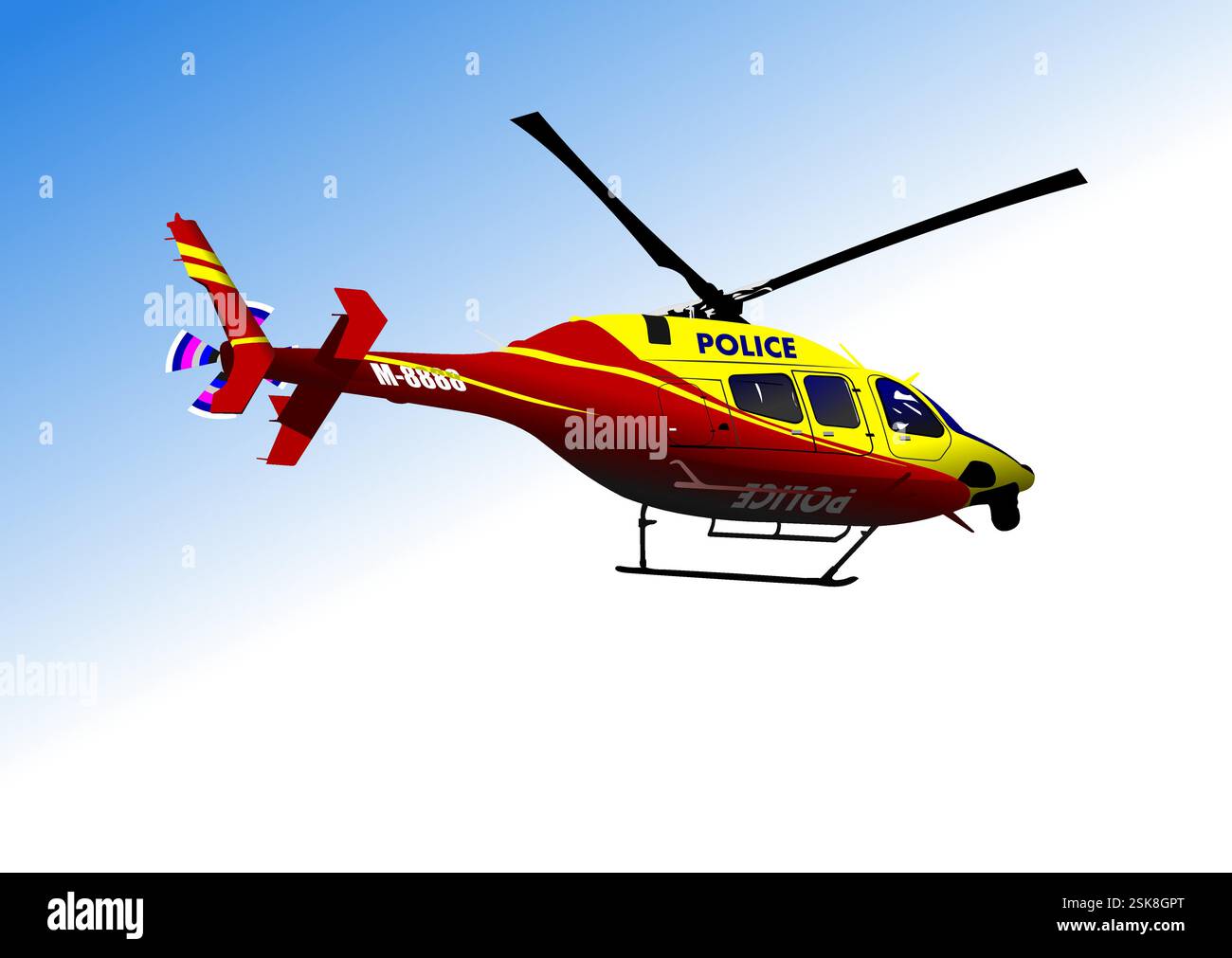 Red and gray helicopters hi-res stock photography and images - Alamy