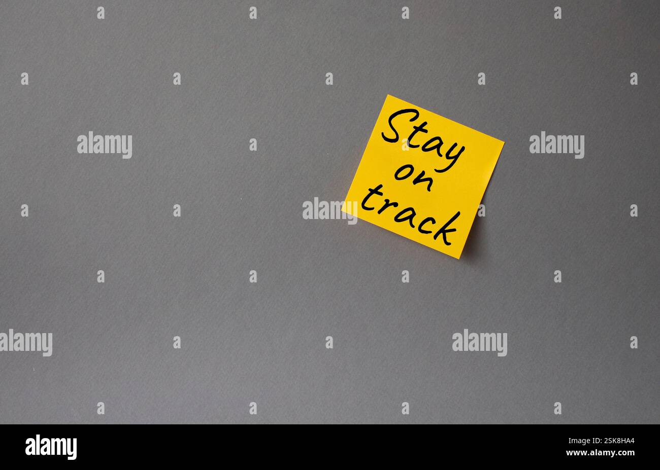 Stay on track symbol. Concept words words Stay on track on orange ...