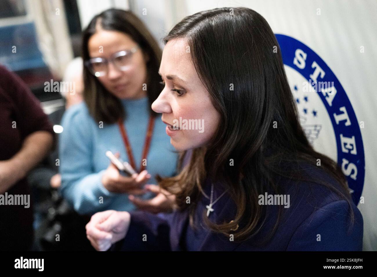 Washington, United States. 11th Feb, 2025. U.S. Senator Katie Britt (R ...