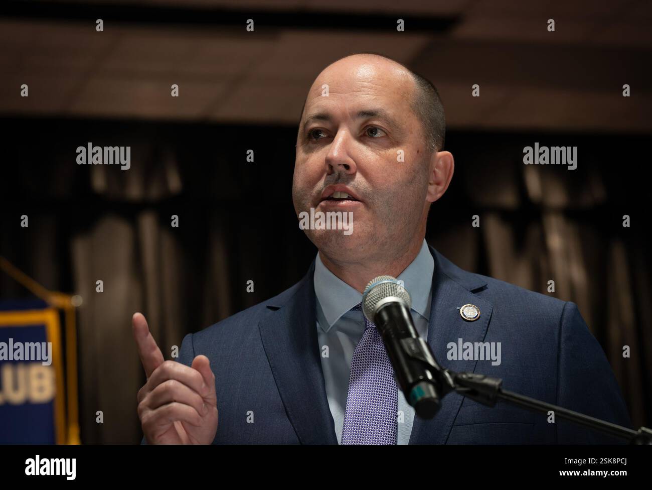 Marietta, Georgia, USA. 11th Feb, 2025. Georgia Atttorney General Chris ...