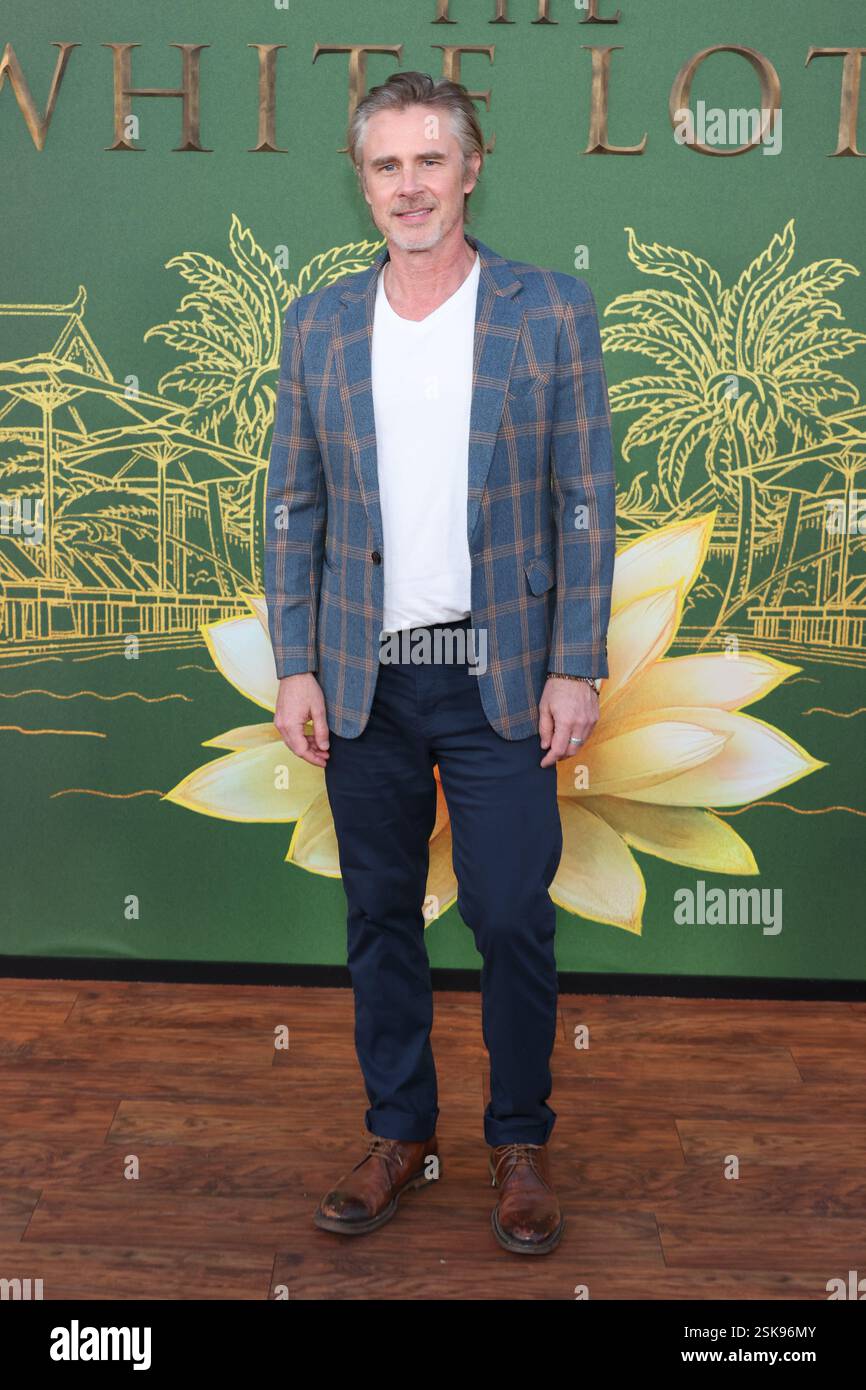 Los Angeles, USA. 11th Feb, 2025. Sam Trammel arrives at the Los ...