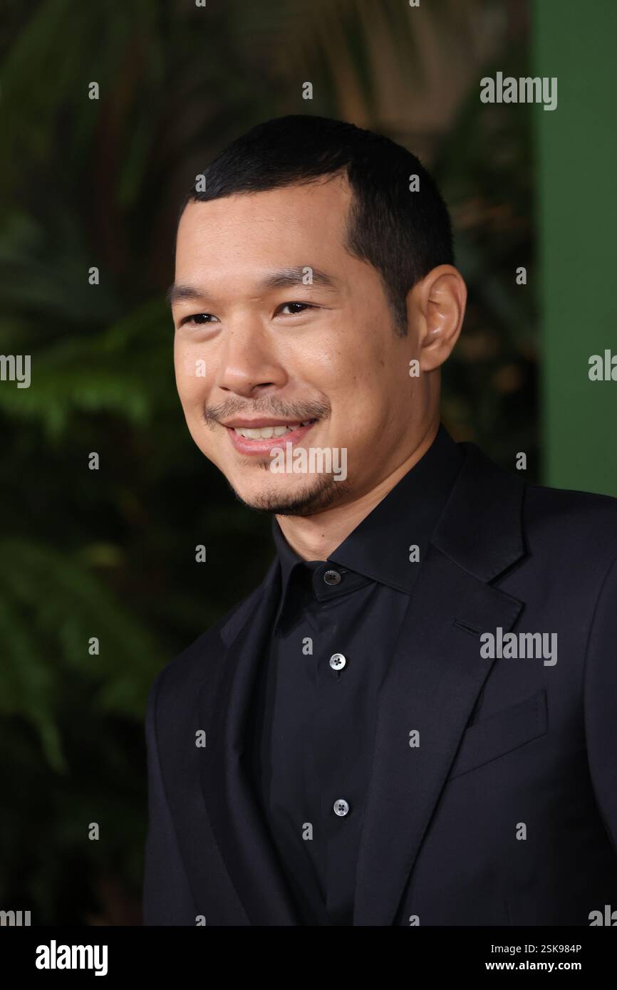 Los Angeles, USA. 11th Feb, 2025. Tayme Thapthimthong arrives at the ...