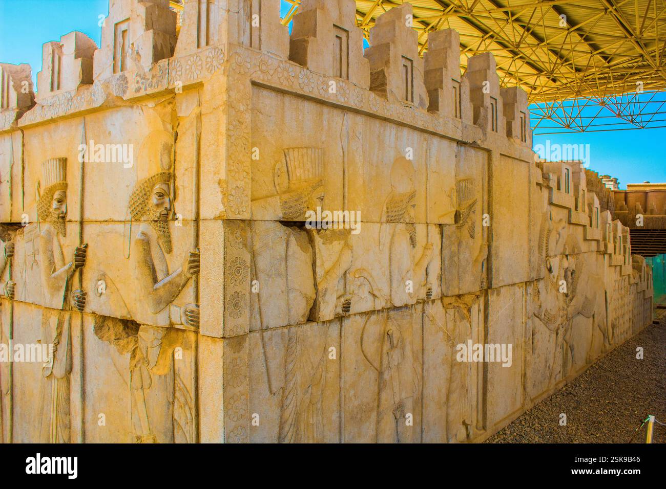 Persepolis, an ancient capital of the kings of the Achaemenian dynasty ...