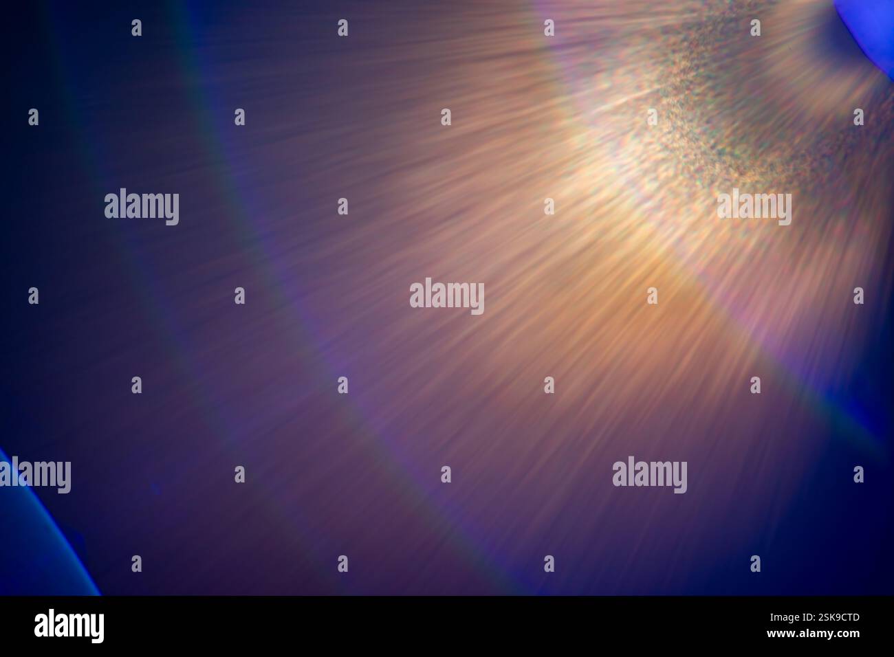 Dynamic lens flare light leak bokeh create colorful visual effect in ...