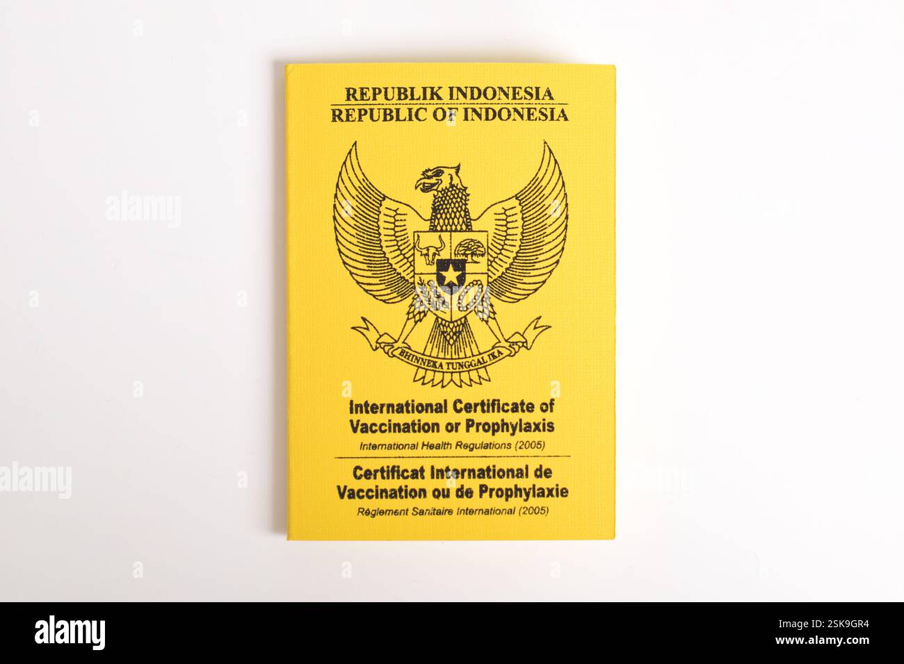 Indonesian International Vaccination or Prophylaxis Certificate Book ...
