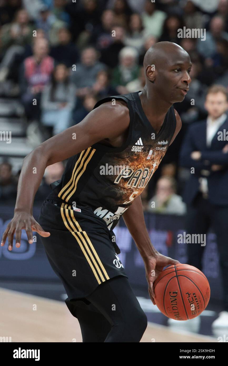 Paris, France. 09th Feb, 2025. Bandja Sy of Paris Basketball during the ...