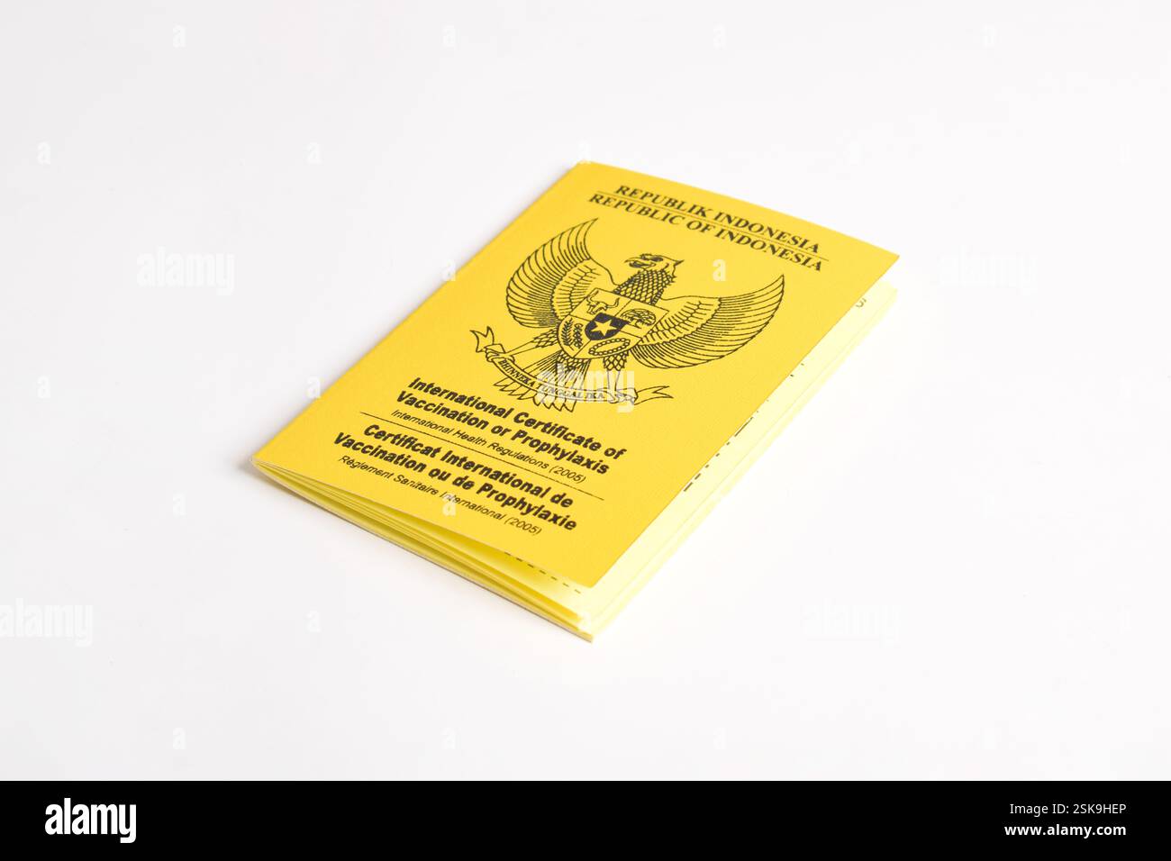 Indonesian International Vaccination or Prophylaxis Certificate Book ...