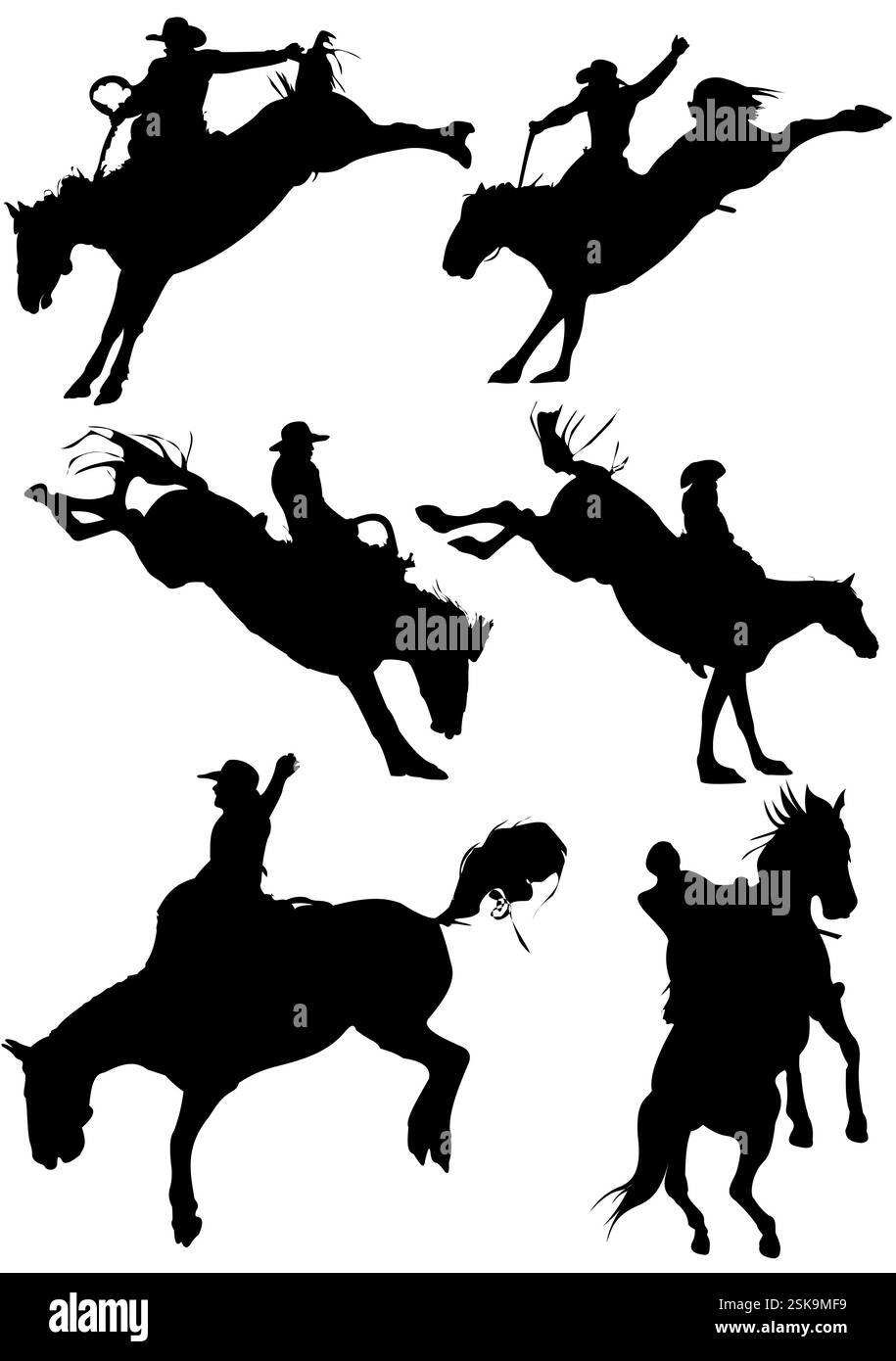 Rodeo detail Stock Vector Images - Alamy