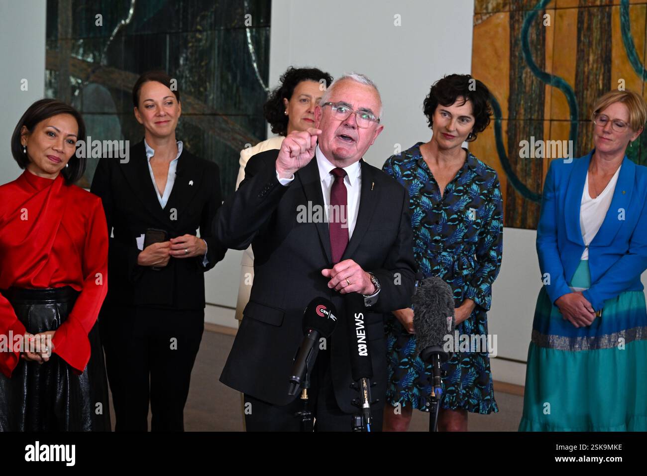 Canberra, Australia. 12th Feb, 2025. Members and Senators of the ...