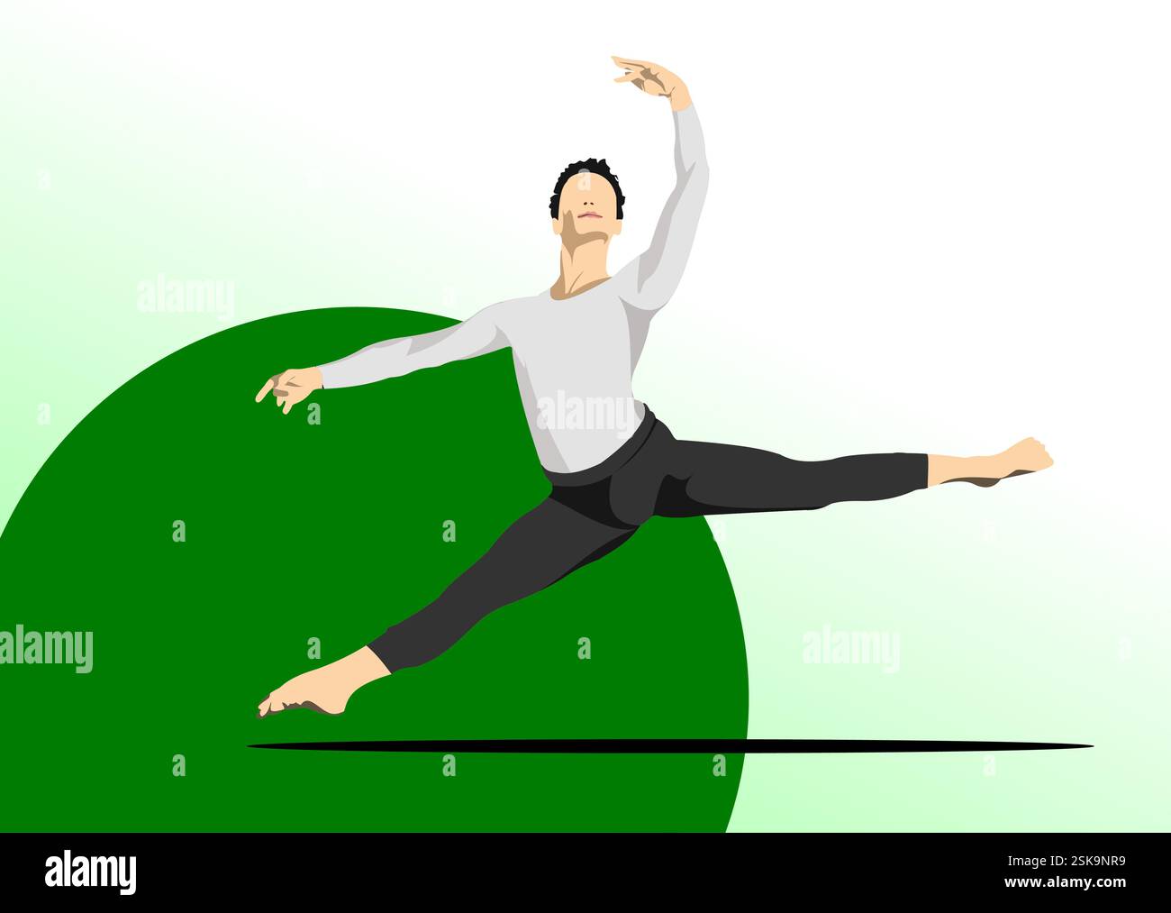 Modern dance performance Stock Vector Images - Alamy