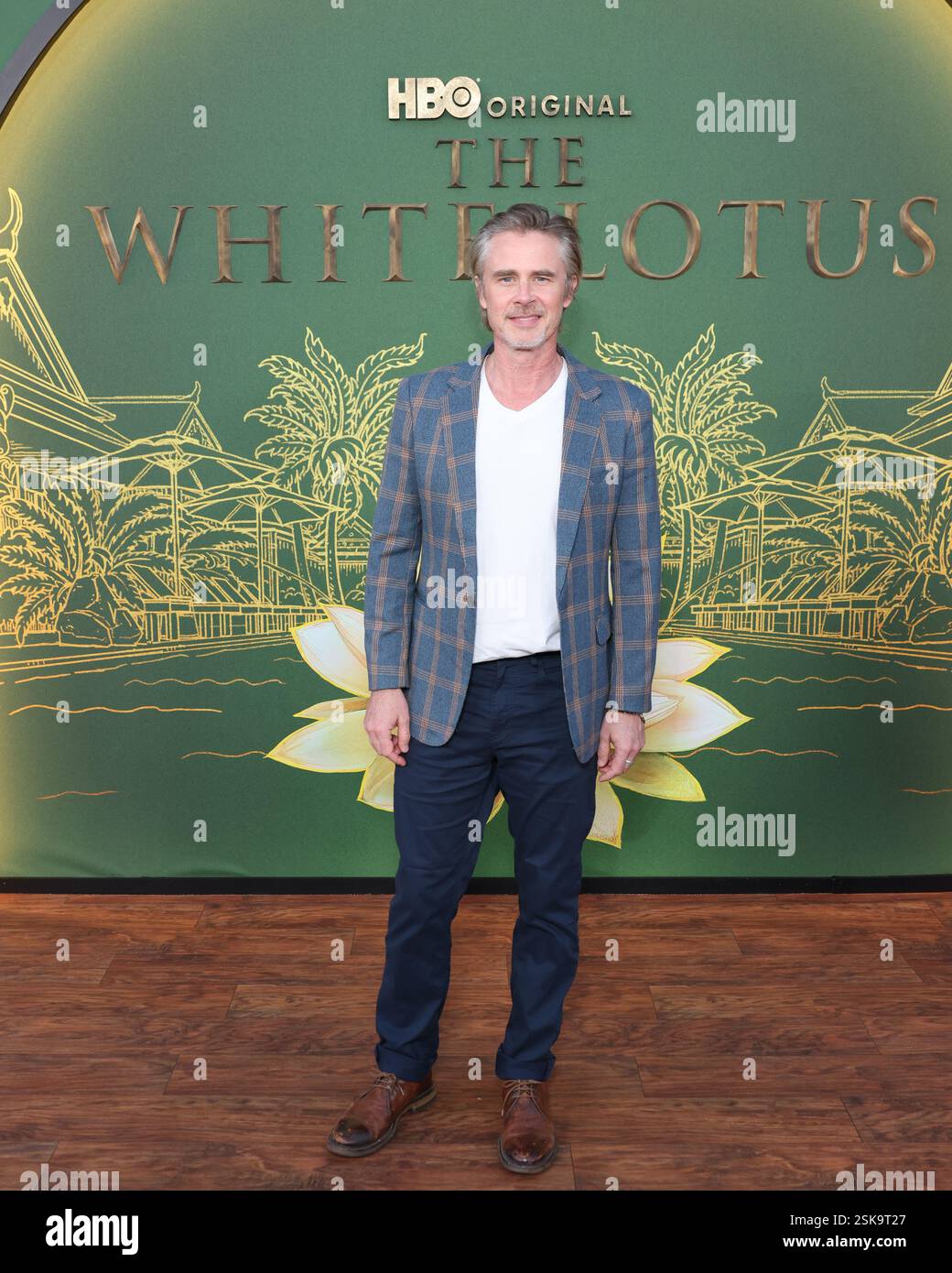 Los Angeles, USA. 11th Feb, 2025. Sam Trammel arrives at the Los ...