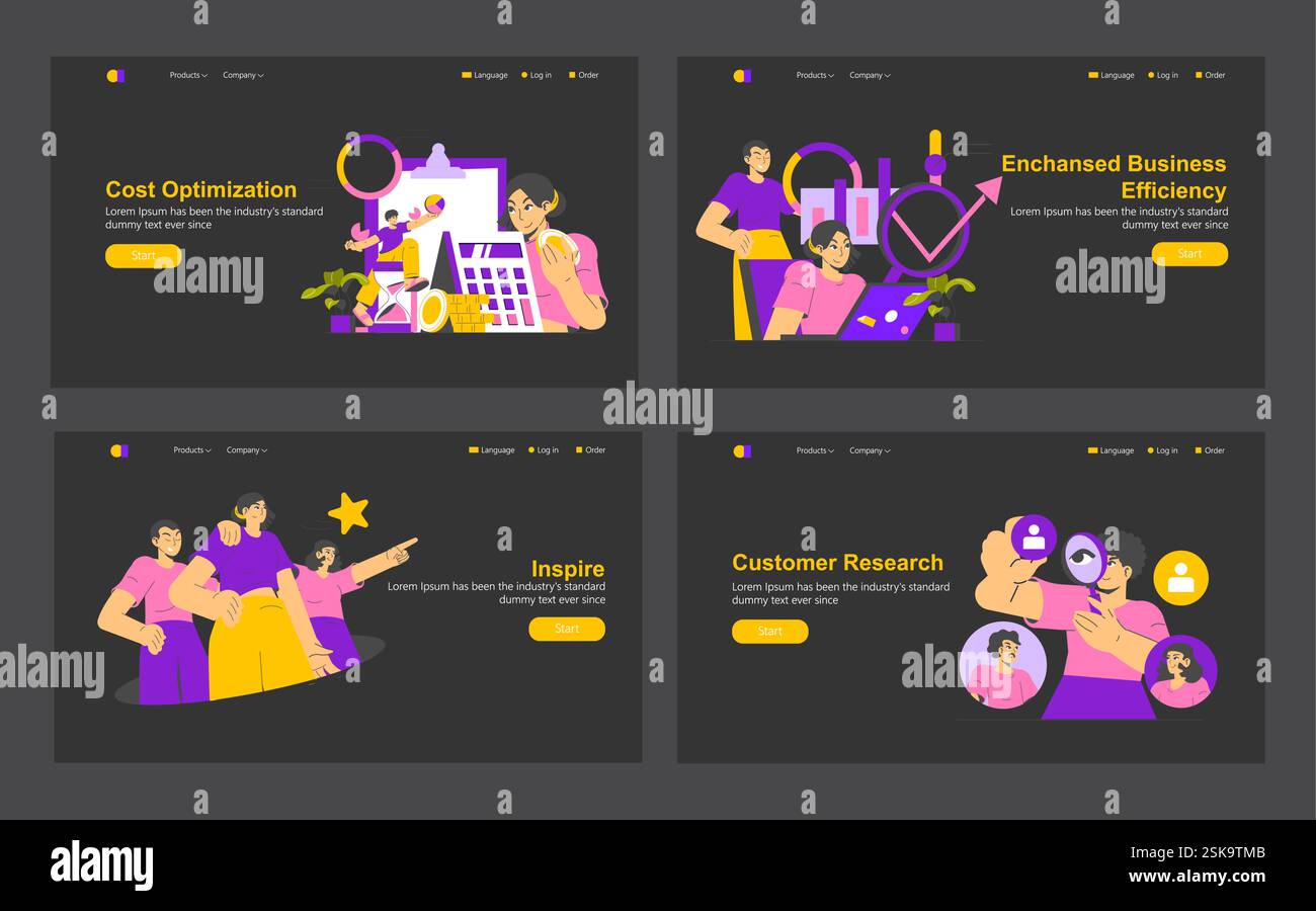 Business process scaling illustration showing effective strategies for optimizing costs and ...