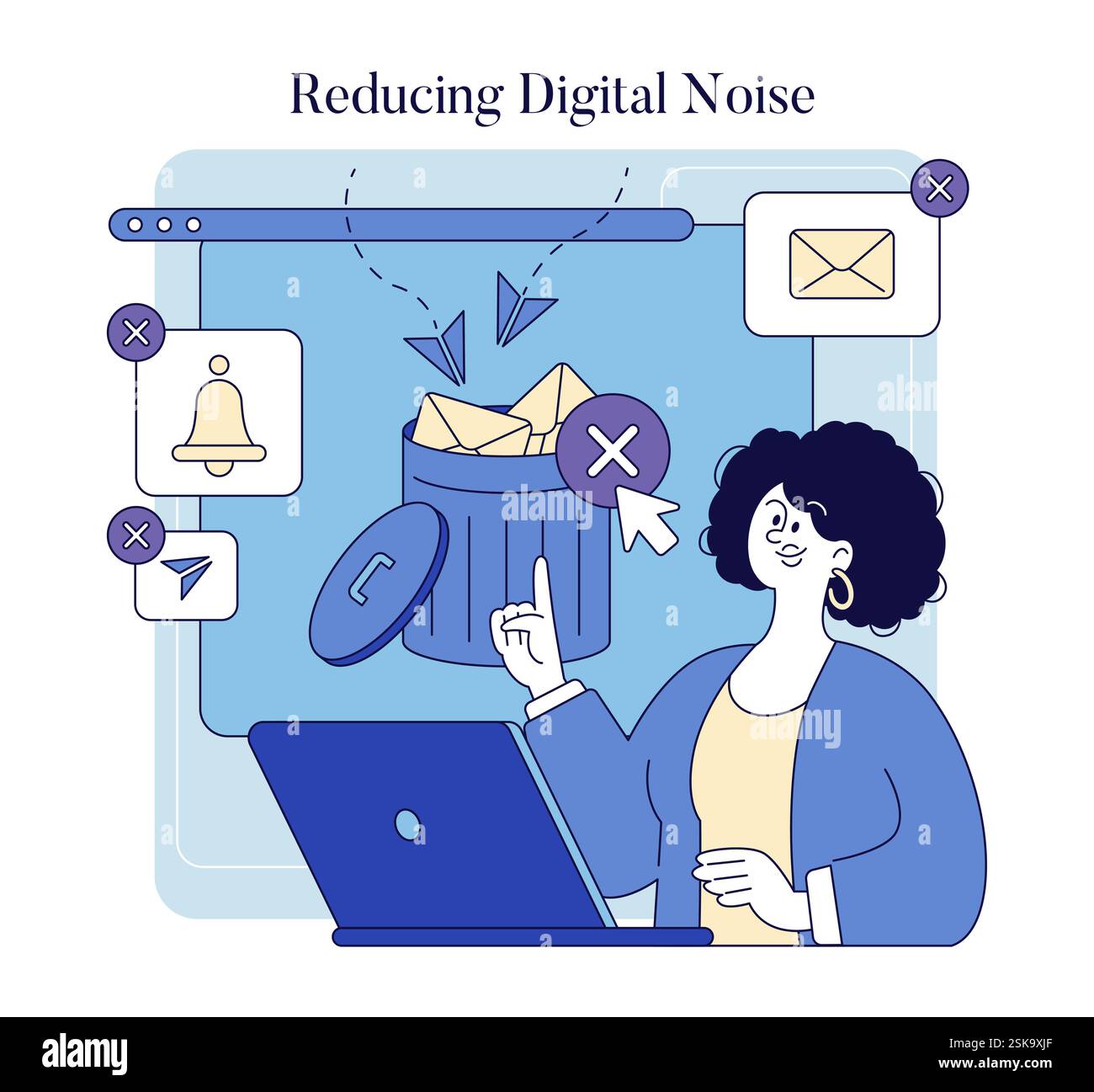 Noise Reduction Screen Stock Vector Images Alamy