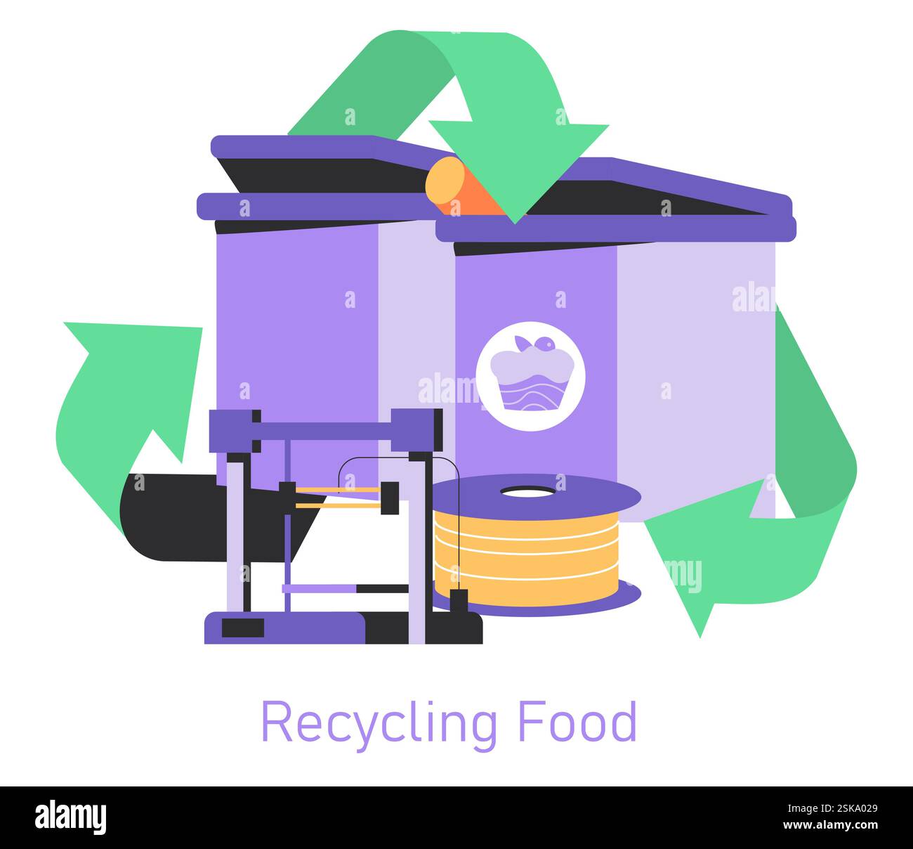 Food resource management Stock Vector Images - Alamy