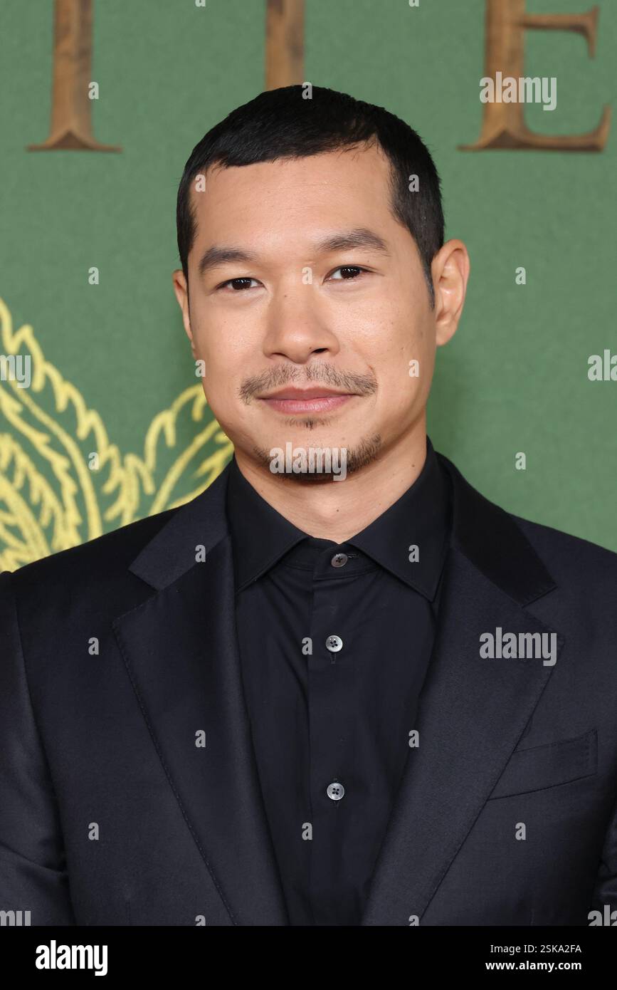 Los Angeles, USA. 11th Feb, 2025. Tayme Thapthimthong arrives at the ...