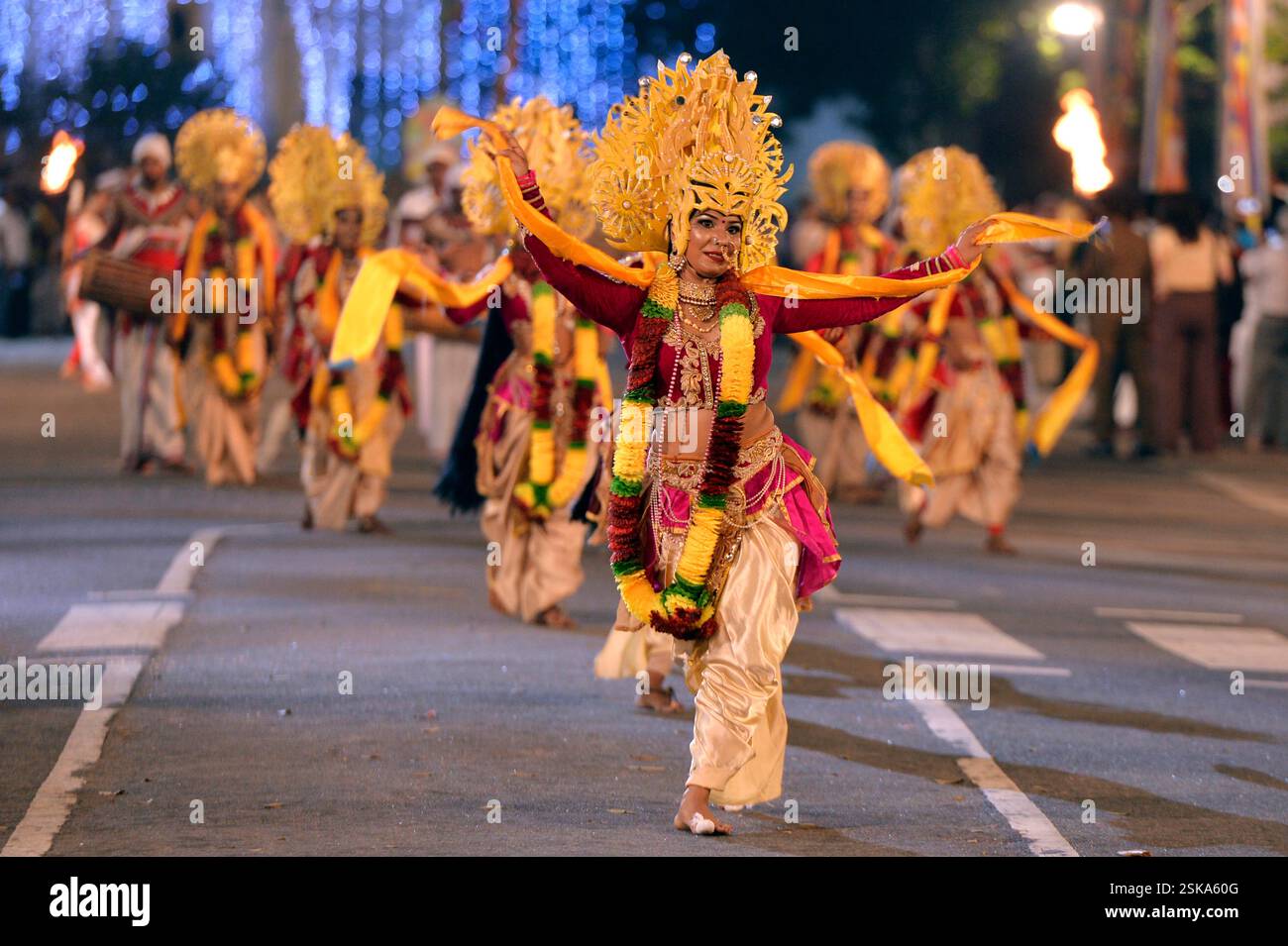Colombo, Sri Lanka. 11th Feb, 2025. People perform traditional dances ...