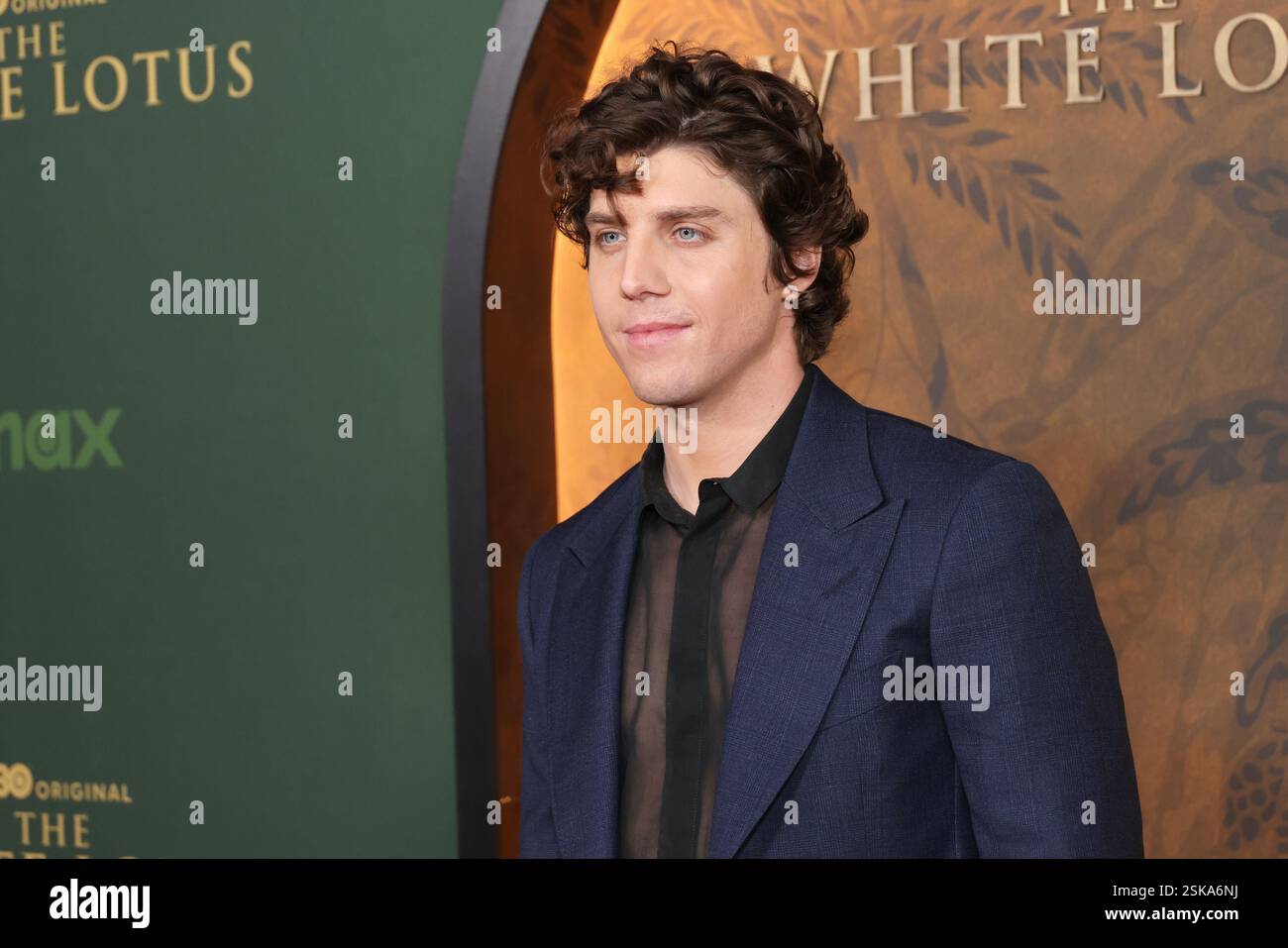 Los Angeles, USA. 11th Feb, 2025. Lucas Gage arrives at the Los Angeles ...