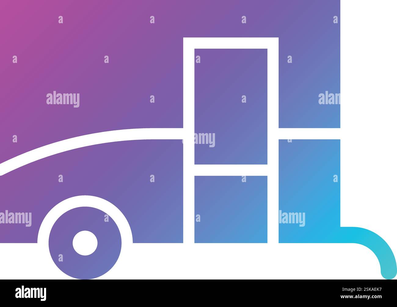 Caravan Vector Icon Design Illustration Stock Vector Image & Art - Alamy
