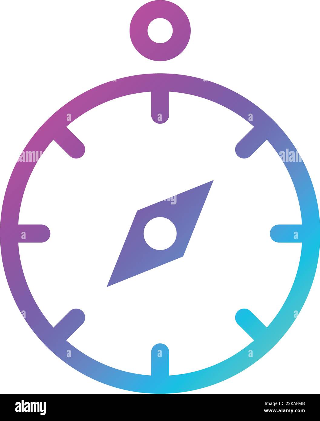 Compass filled icon Stock Vector Images - Alamy