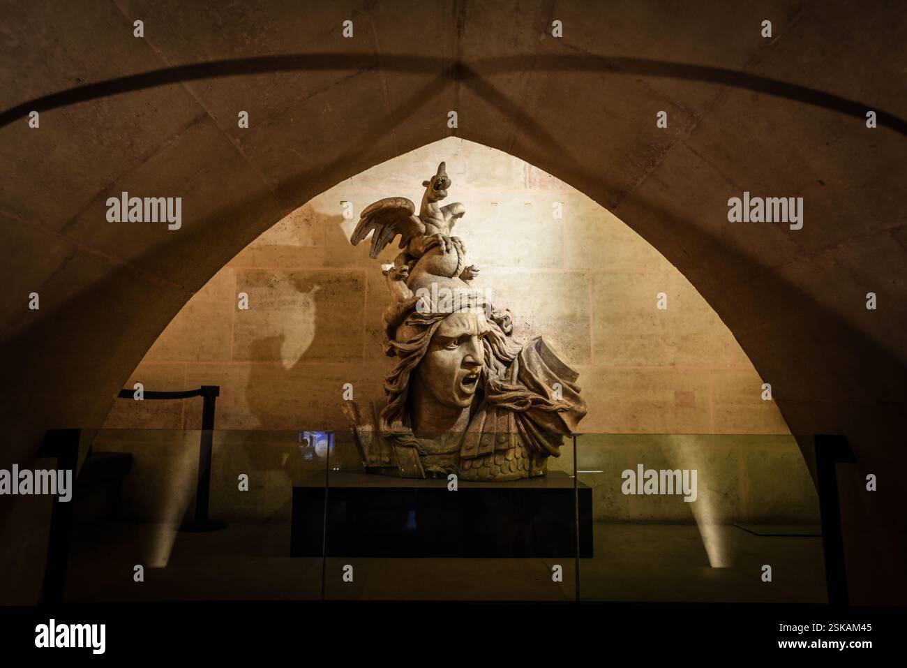 Dramatic Sculpture in the Vaulted Interior of the Arc de Triomphe - Paris, France Stock Photo ...