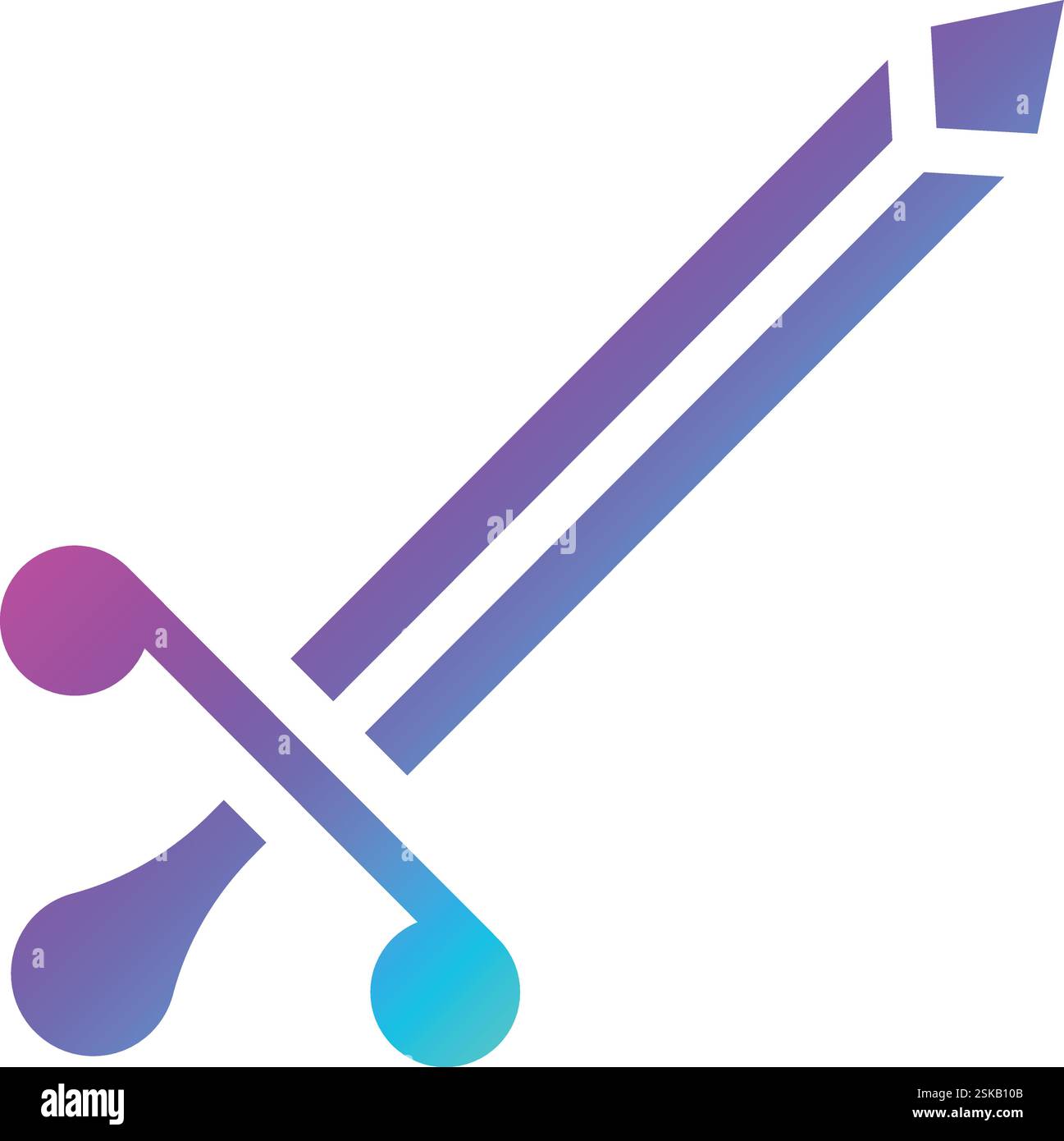 Sword Vector Icon Design Illustration Stock Vector Image & Art - Alamy