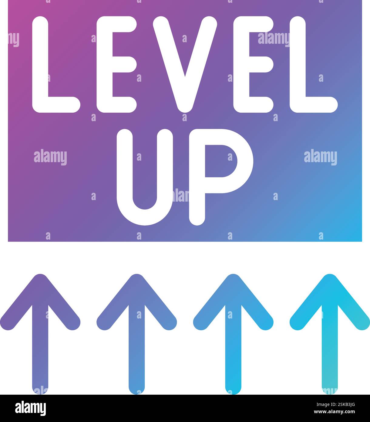 Level up Vector Icon Design Illustration Stock Vector Image & Art - Alamy