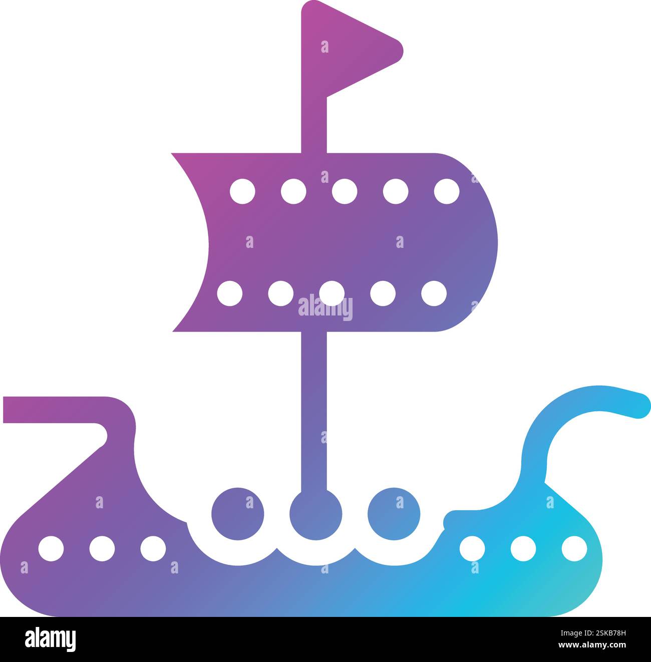 Viking ship vector vectors hi-res stock photography and images - Alamy