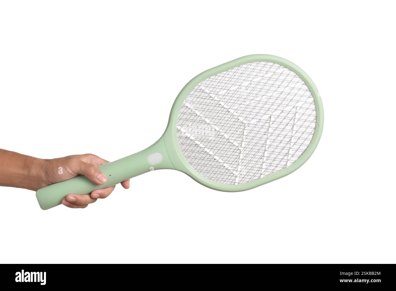 Hand holding Electronic mosquitoes killer isolated on white background ...
