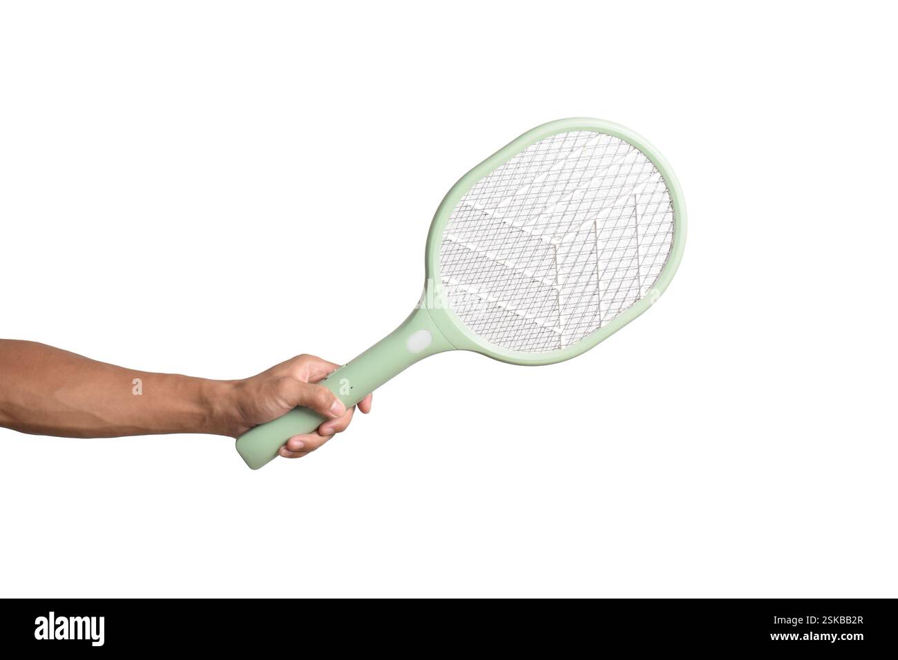 Hand holding Electronic mosquitoes killer isolated on white background ...