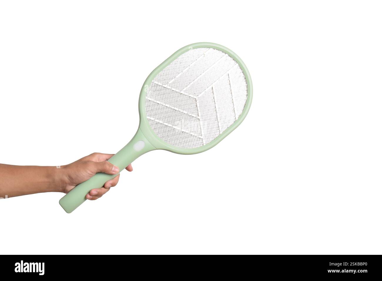 Hand holding Electronic mosquitoes killer isolated on white background ...