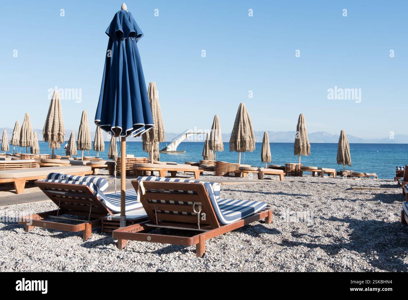 Rhodes town elli beach hi-res stock photography and images - Alamy